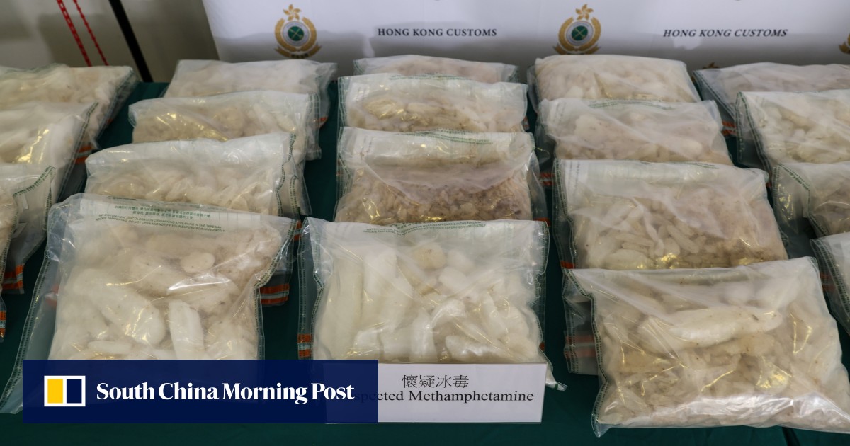 Hong Kong customs on the hunt for drug syndicate behind meth haul worth ...