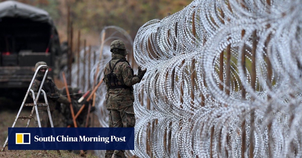 A ‘barbed wire curtain’ rises in Europe amid war in Ukraine | South ...