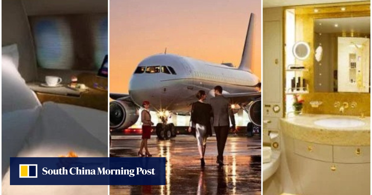 Inside Emirates’ luxurious Airbus A319 ACJ Executive Jet: billionaires ...