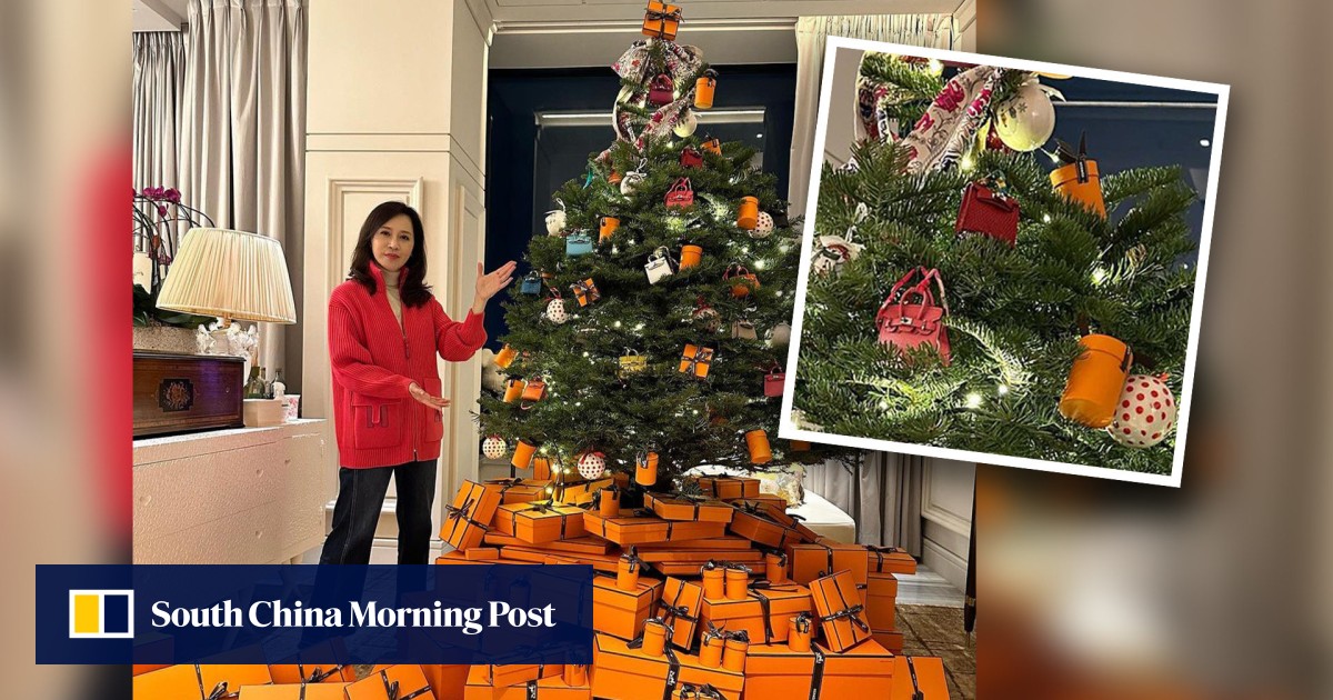 A very tacky Christmas: ex-Hong Kong actress flaunts wealth with over ...