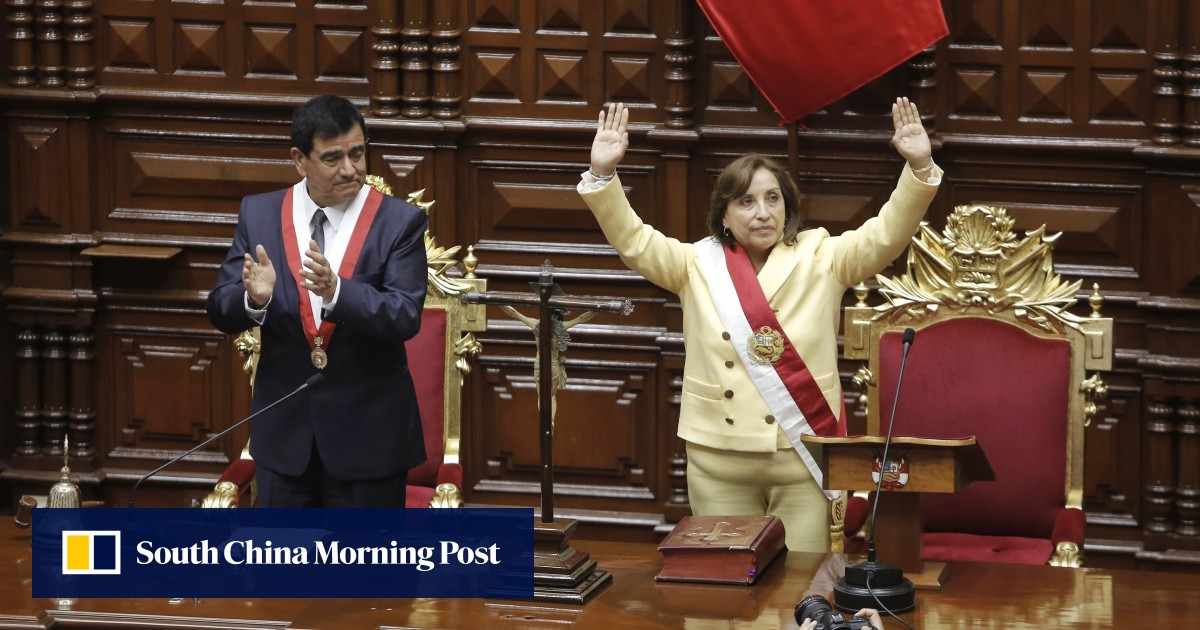 Dina Boluarte Sworn In As Perus First Female President After Pedro