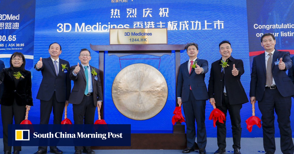 Chinese biotech start-up 3D Medicines bucks trend with strong Hong Kong ...