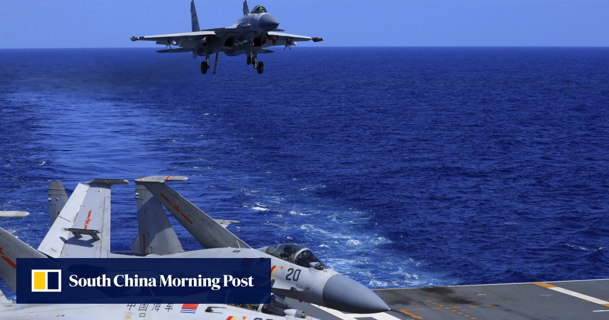 China’s Liaoning carrier strike group makes show of force in western ...
