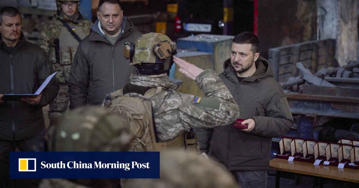 Ukraine’s Zelensky visits combat zone; Putin praises ‘courage, self-denial’ of his troops ...