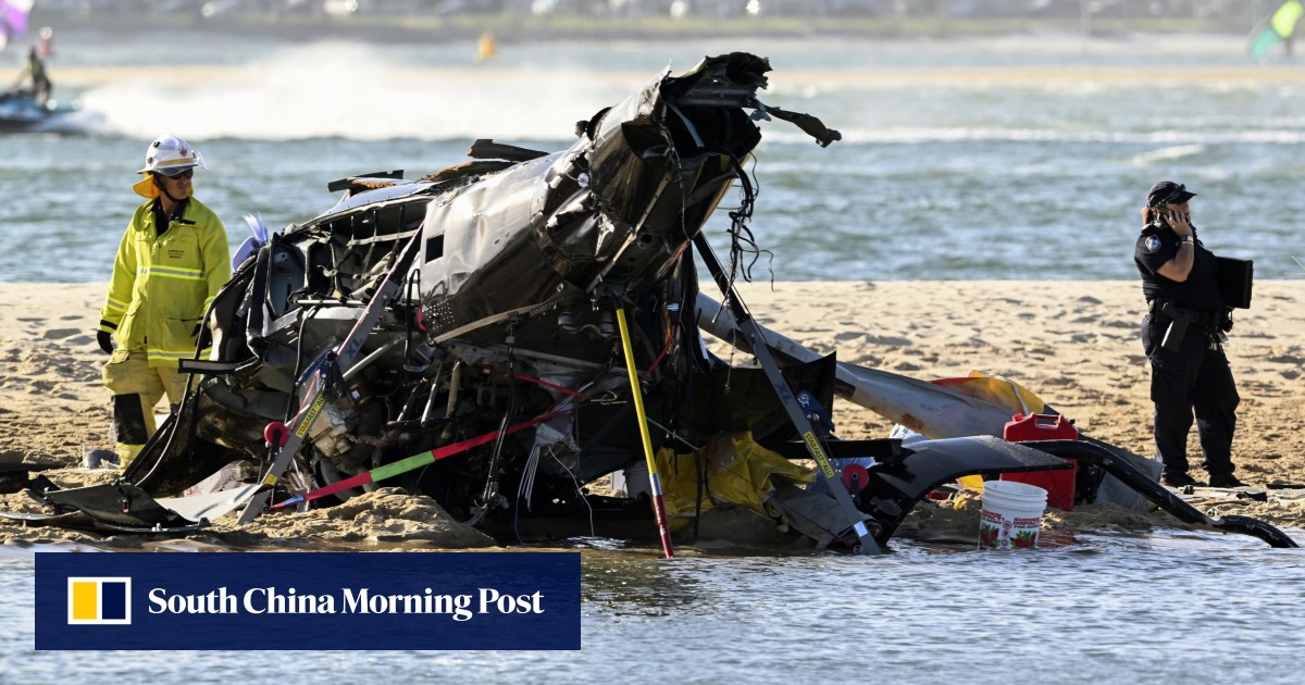 Two helicopters collide on Australia’s Gold Coast, killing 4 | South China Morning Post