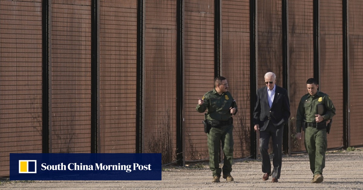 Joe Biden’s border stop highlights illegal migration ahead of Mexico ...
