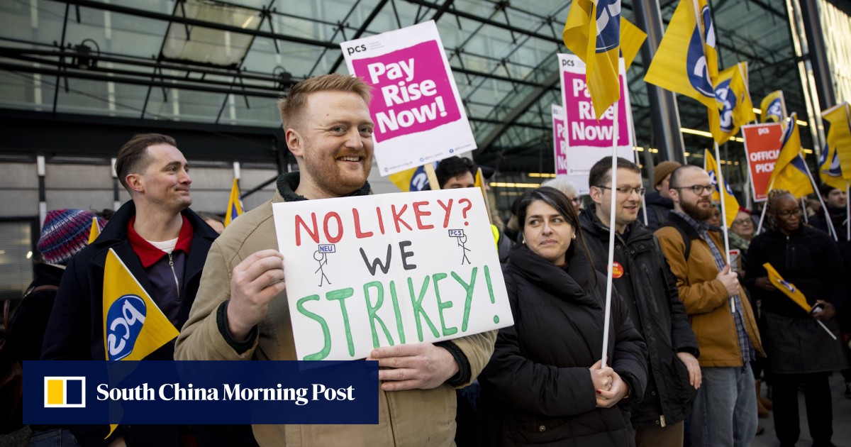 UK sees strike disruption as hundreds of thousands join action amid ...