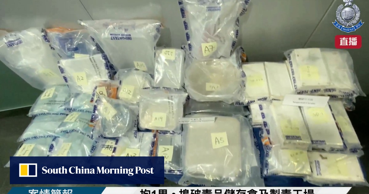 Suspect arrested, HK$23 million worth of drugs, including cocaine and ketamine, seized in raids ...