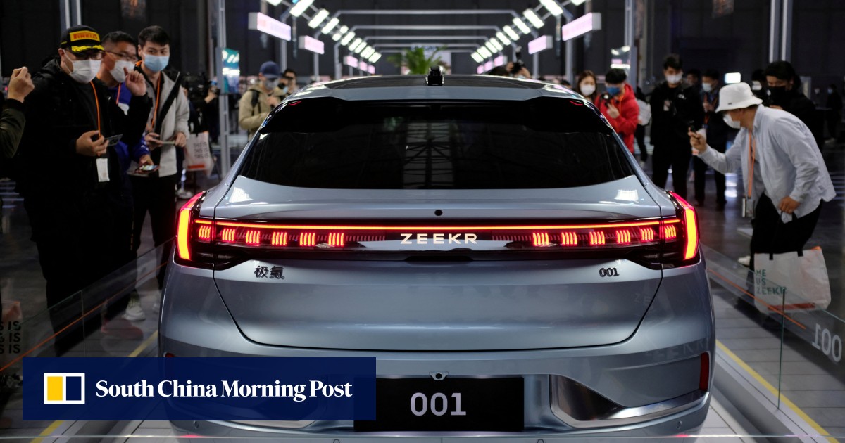 Chinese EV maker Zeekr, owned by Geely, secures US$750 million in ...