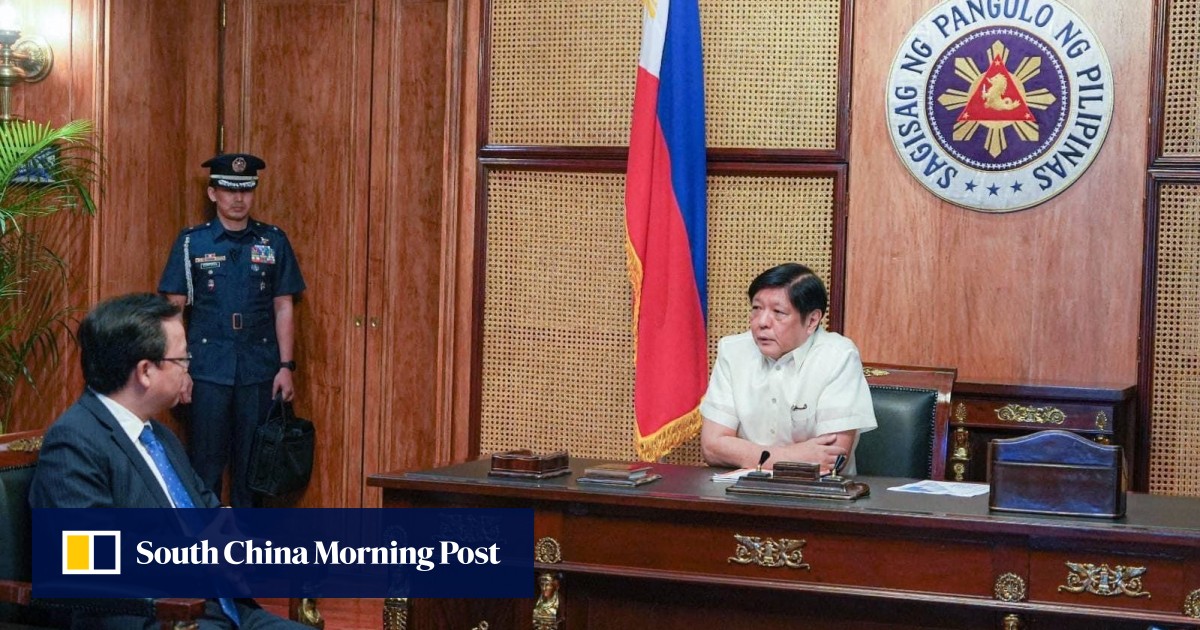 Philippine President Marcos confronts Chinese envoy over laser incident at sea | South China ...