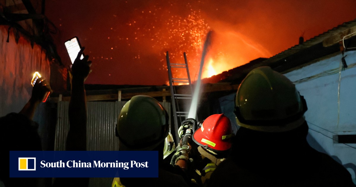 17 dead as fire breaks out at Indonesian fuel station then spreads to ...