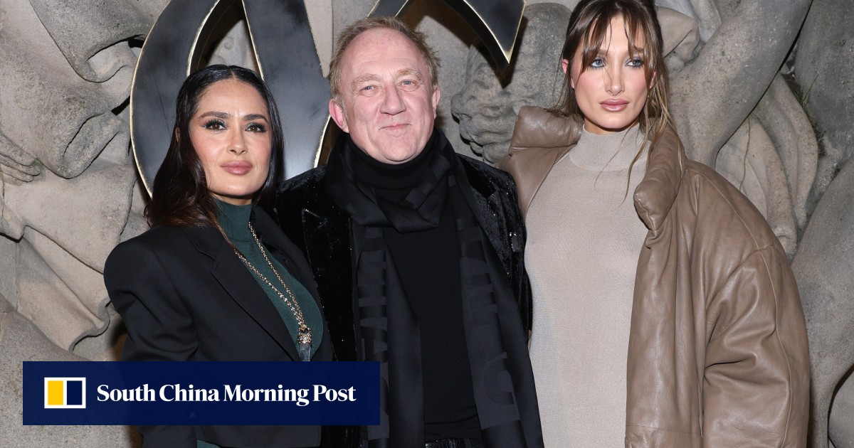 Style queens: Salma Hayek and stepdaughter Mathilde Pinault are fashion ...