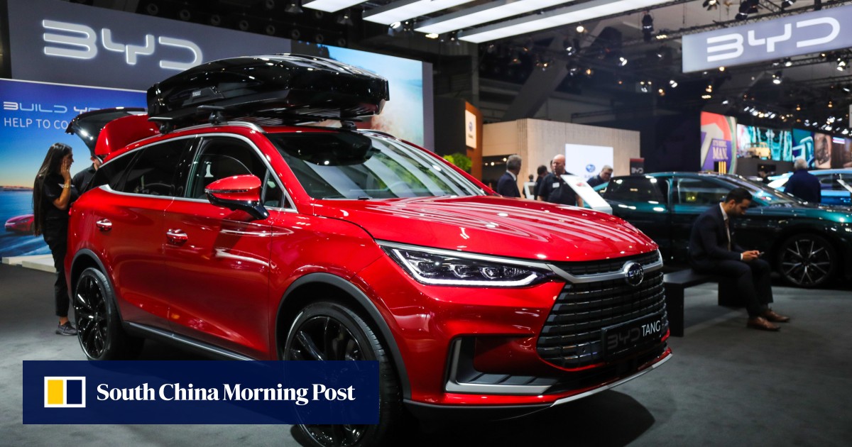 Price war started by Tesla, BYD sends Chinese auto stocks into nosedive ...