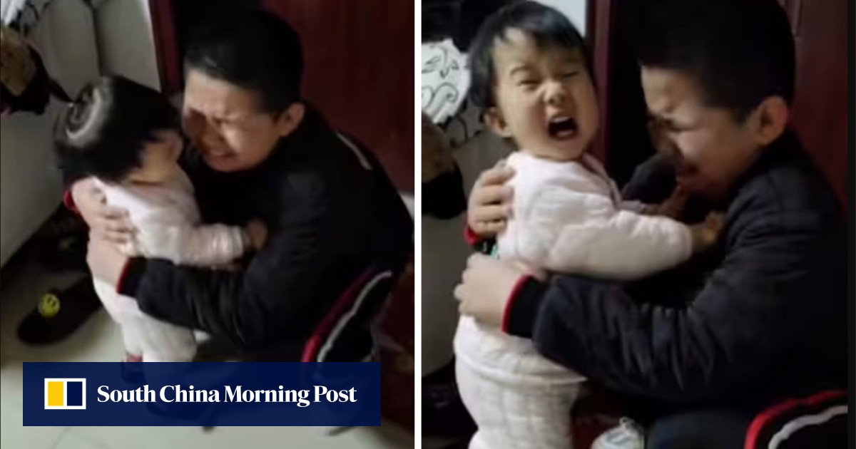 ‘I missed you so much’: Chinese boy hugs baby sister in emotional ...
