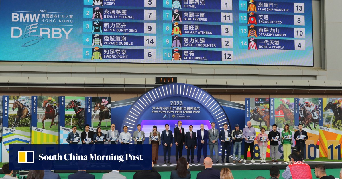 Hong Kong Derby’s biggest players draw middle gates: ‘from nine there ...
