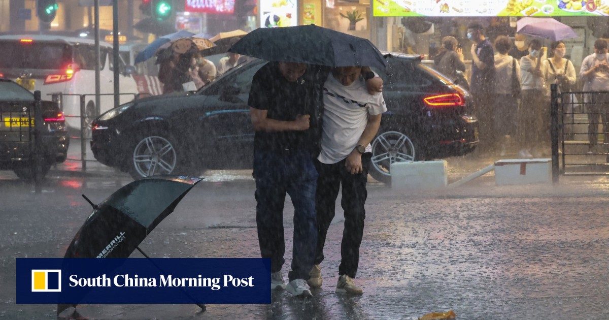Medical services disrupted amid Hong Kong’s 1st amber rainstorm warning ...