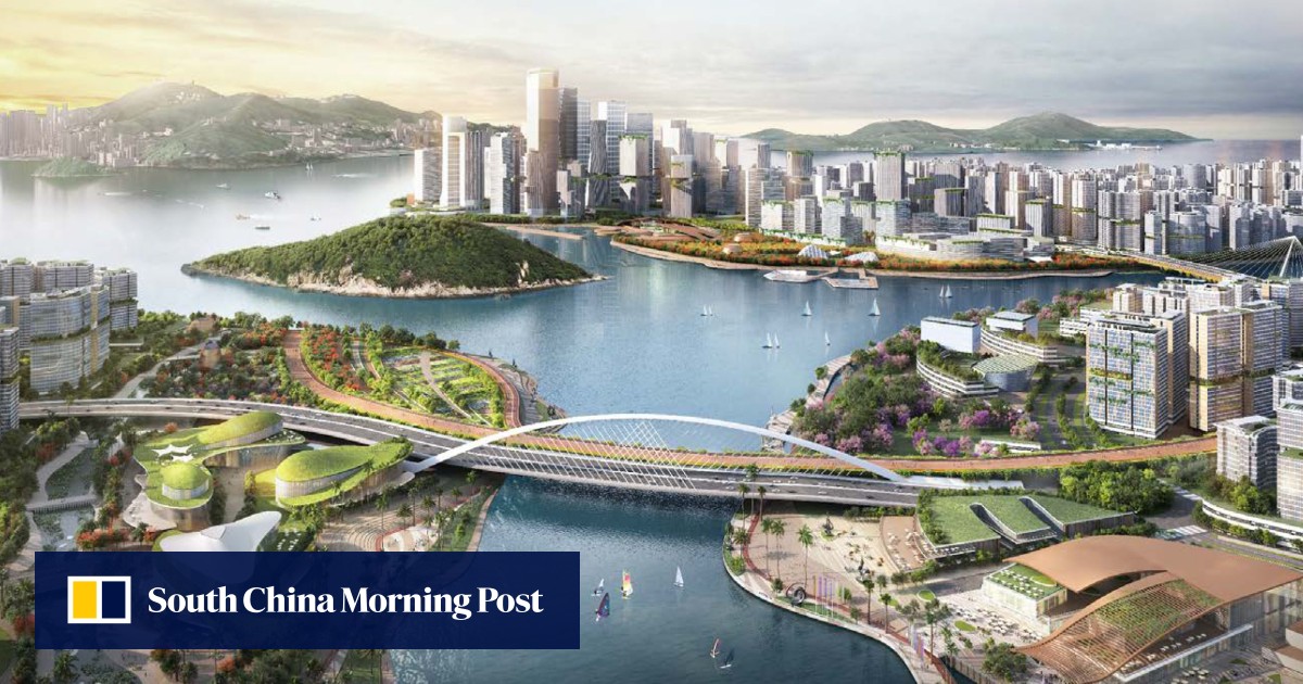 Hong Kong leader says work on Northern Metropolis and Lantau artificial ...