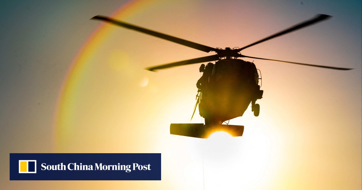 Japanese military helicopter carrying 10 crew members missing | South ...