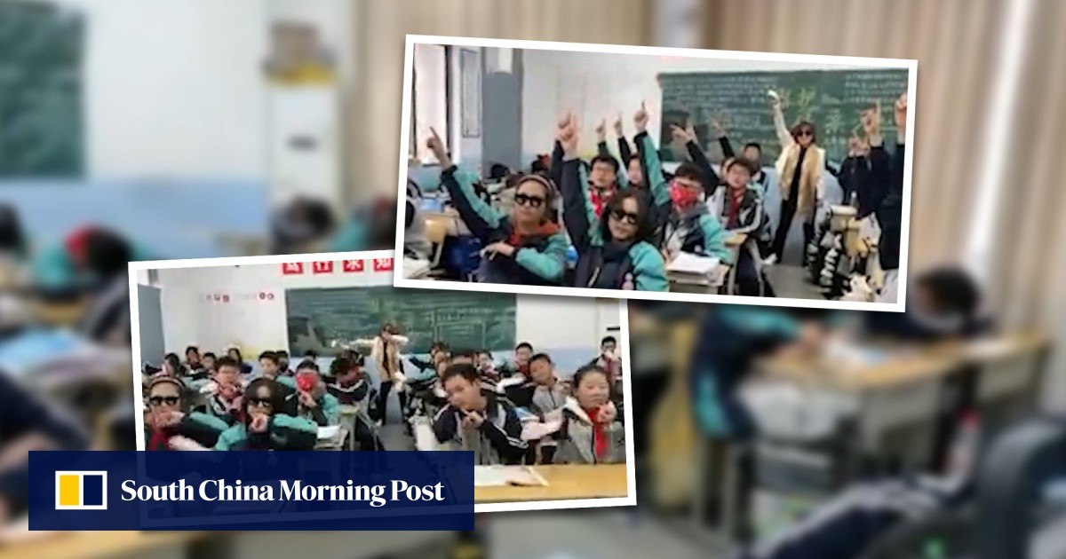 Magic dance: Chinese teacher leads students in lively daily classroom ...