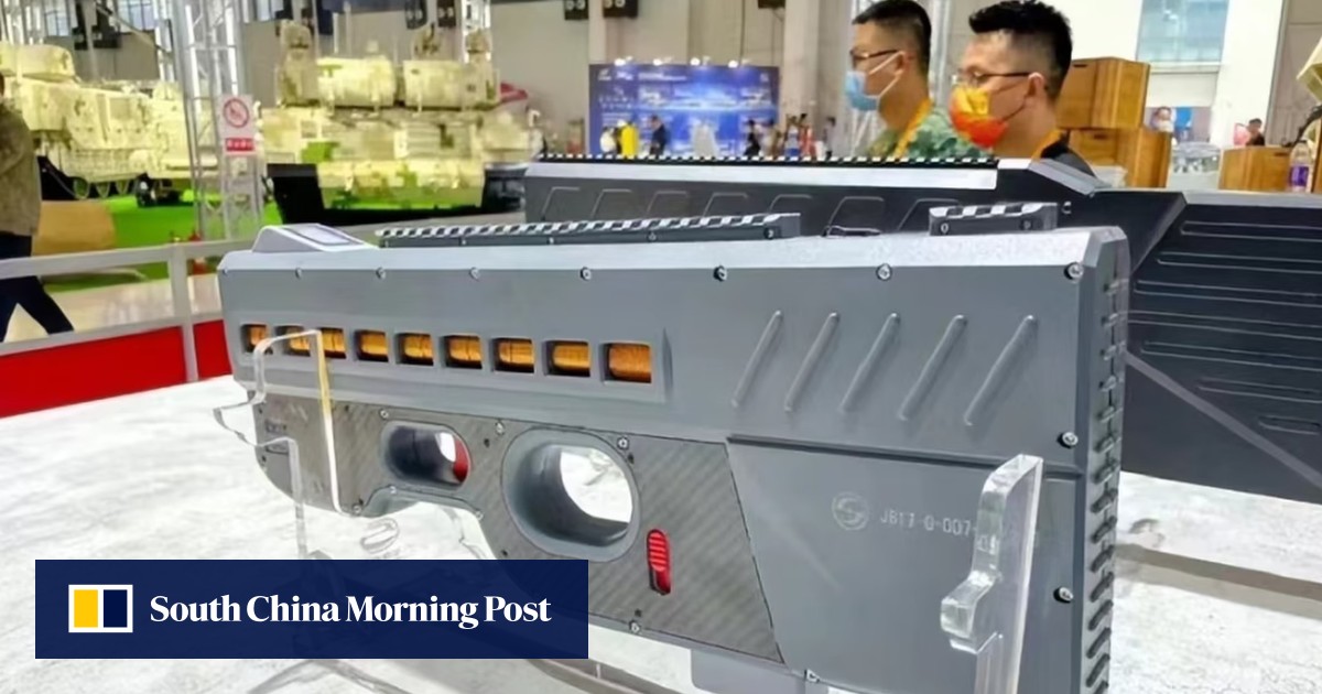 China unveils electromagnetic gun for riot control | South China ...