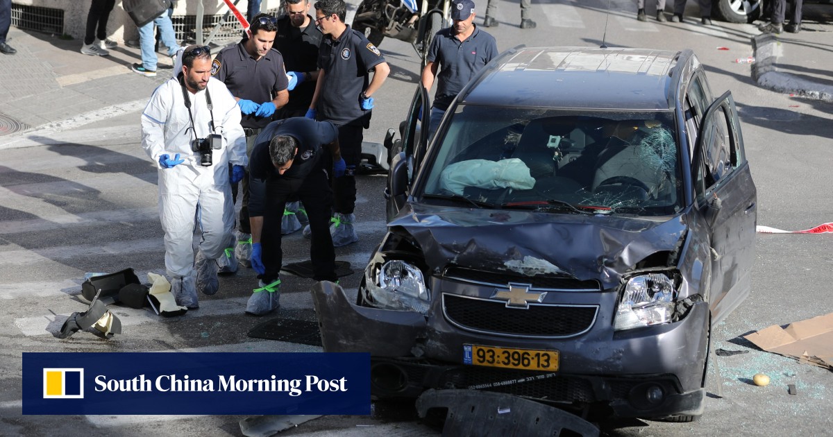Palestinian Man Shot Dead After Ramming Car Into Jerusalem Crowd