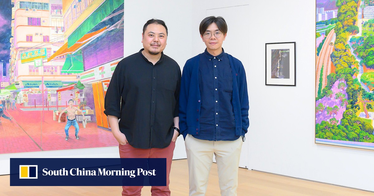 A Hong Kong fantasy: colourful, moody paintings by two artists of ...