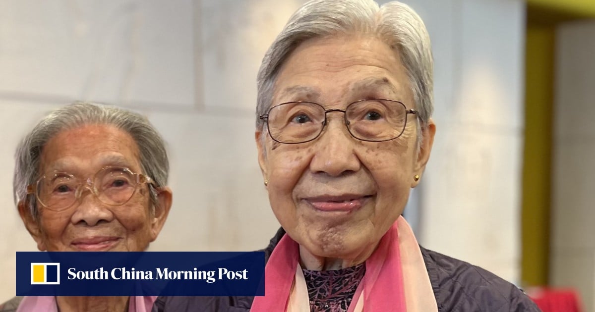 Hong Kong Centenarians Who Go To Same Day Care Centre Meet For First