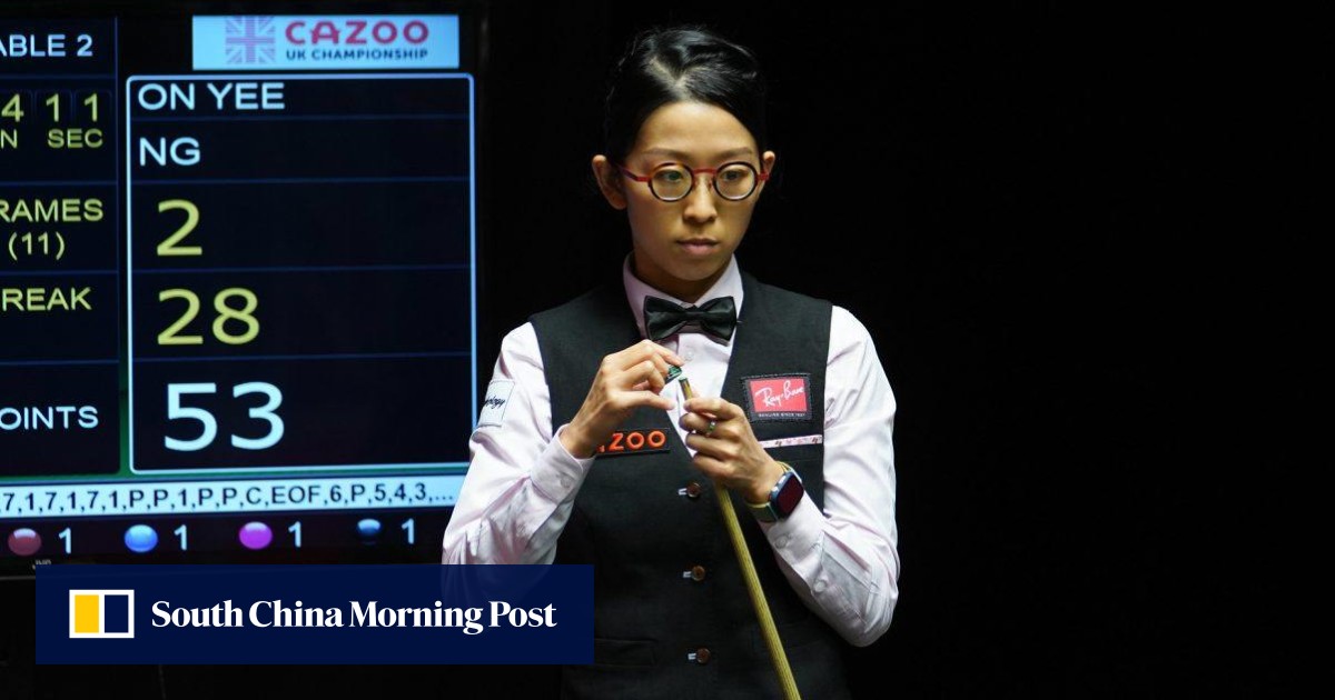 Hong Kong snooker star Ng On-yee keeps her cool for crucial Women’s ...
