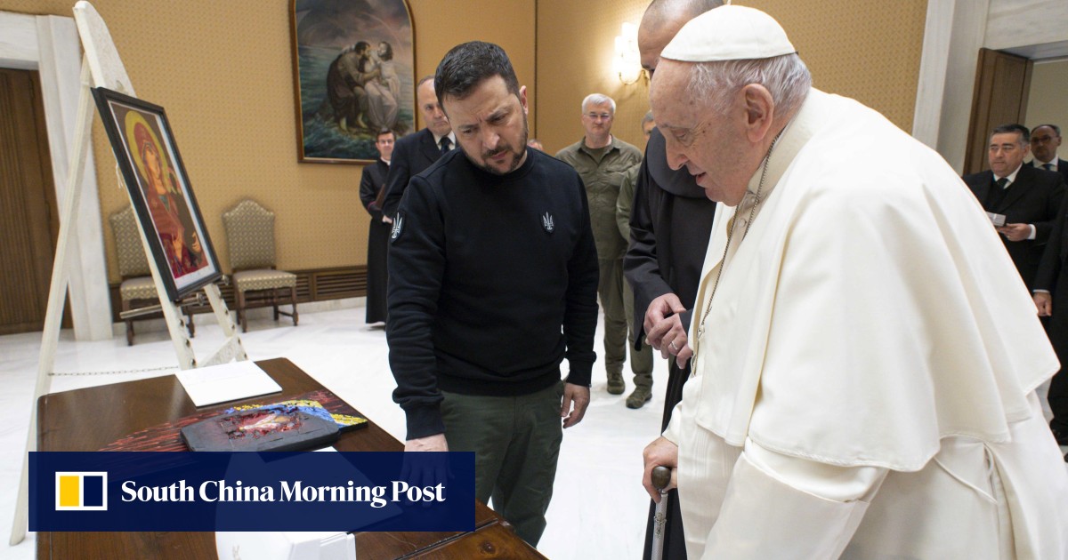Volodymyr Zelensky Discusses Ukraine War With Pope Francis At The
