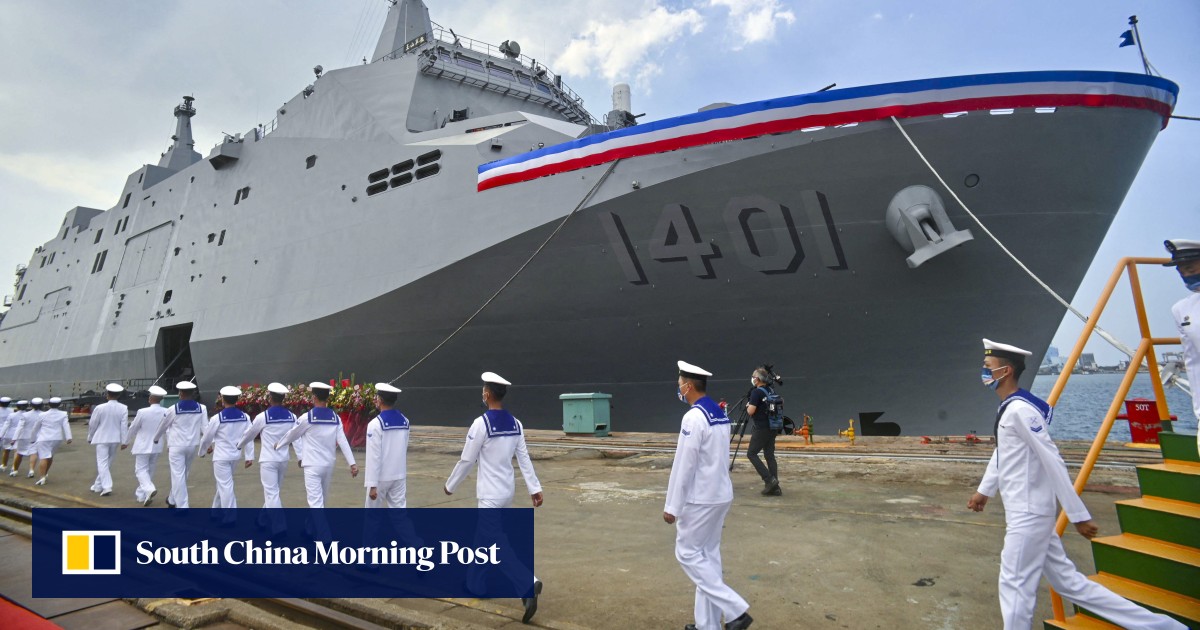Taiwan’s navy says first landing platform dock the Yushan expected to ...