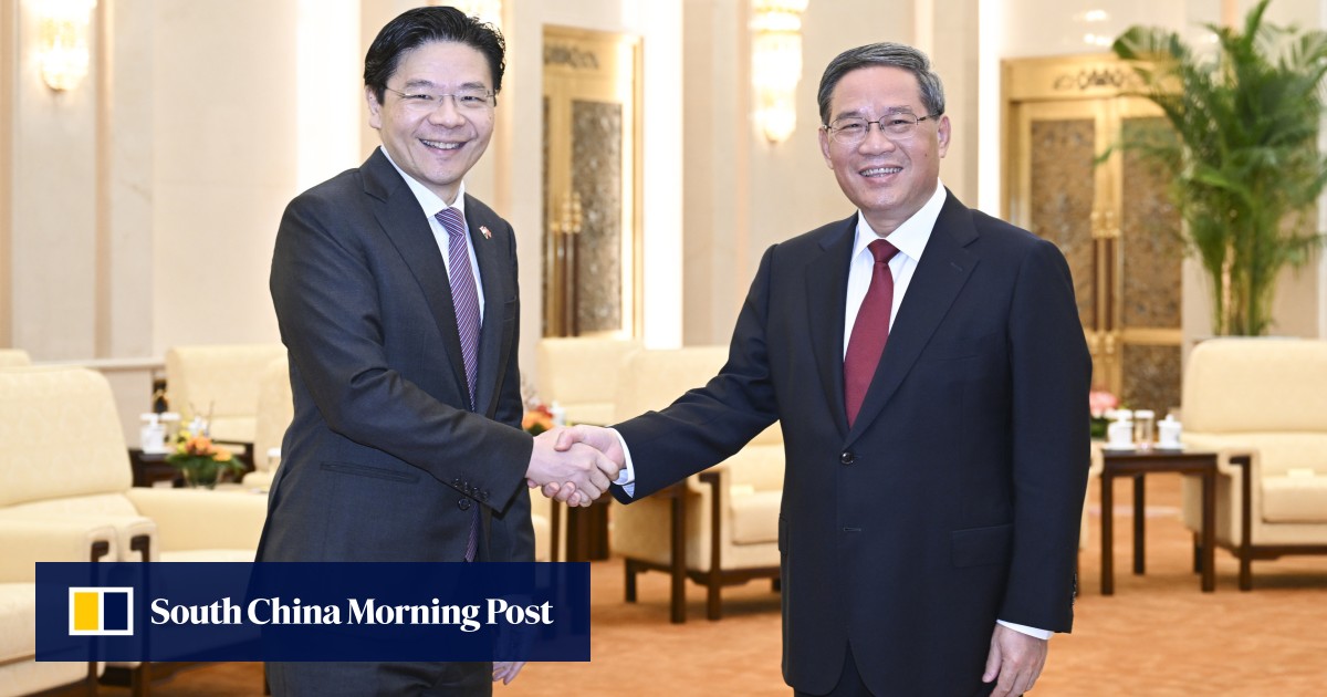 Singapore’s No 2 leader Lawrence Wong cements ties with China’s ...