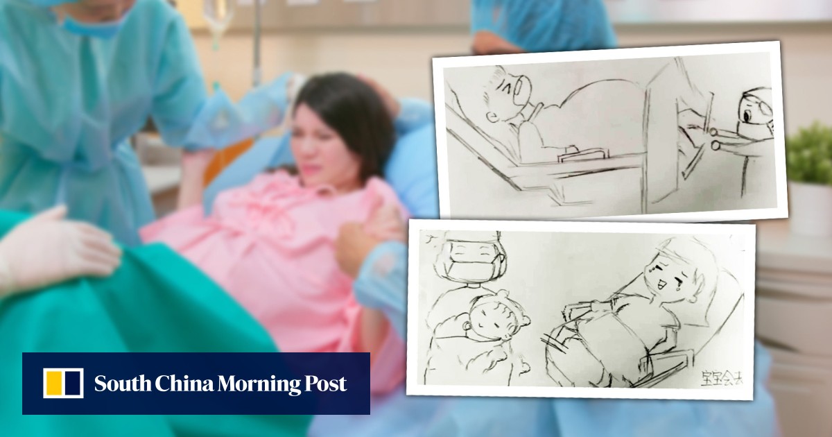 Silent childbirth: midwife draws comics to guide deaf expectant mother ...