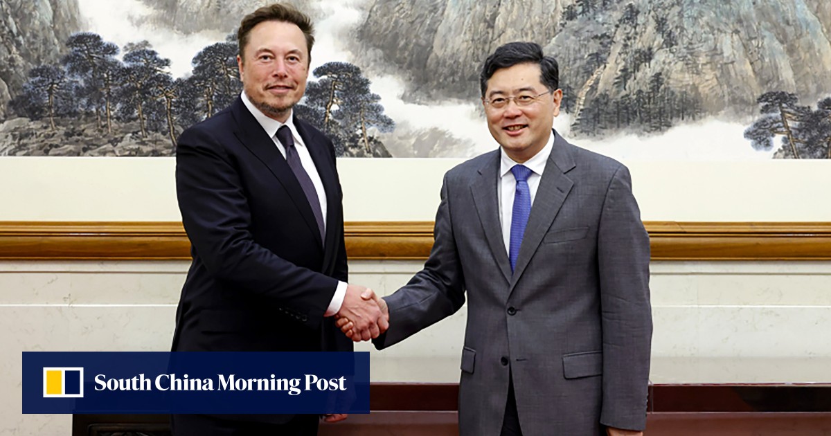Chinese Foreign Minister Qin Gang tells Tesla CEO Elon Musk that China ...