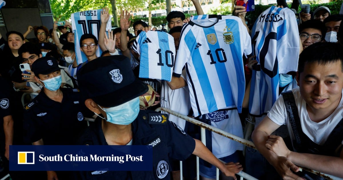Chinese fans give Lionel Messi rockstar welcome ahead of Argentina v ...