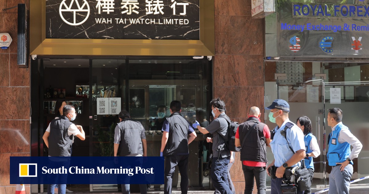 Hong Kong police hunt gang of robbers who escaped with almost HK$4 ...