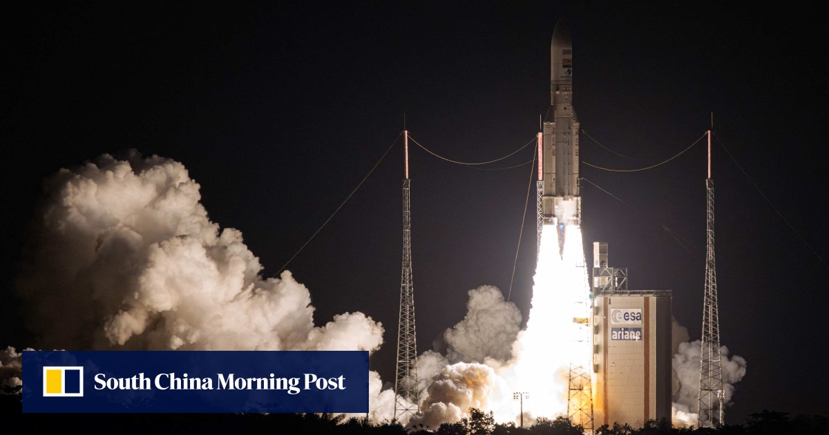 Final Ariane 5 rocket blasts off amid Europe rocket crisis | South ...