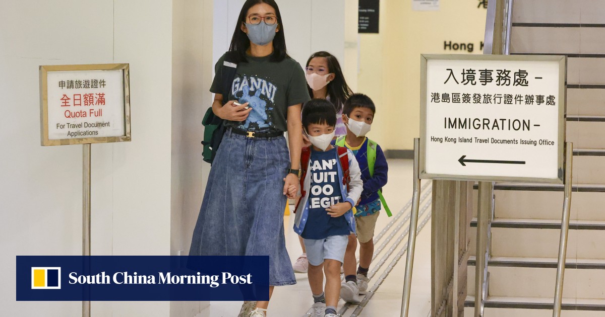 Hong Kong immigration authorities up open temporary counters to help ...