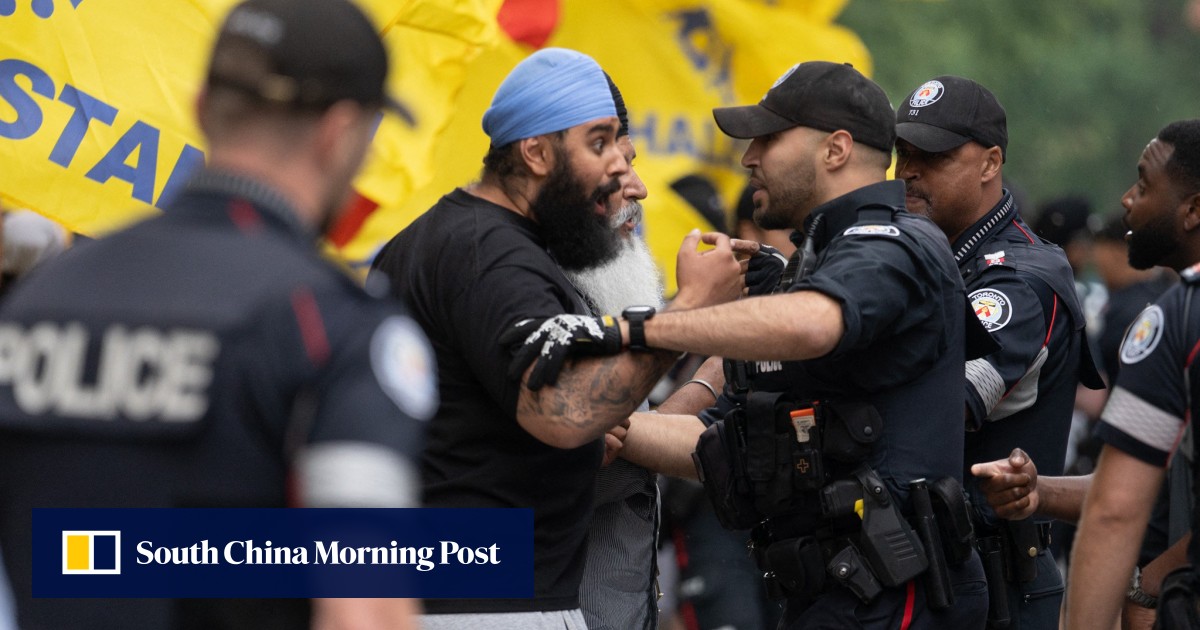 Unsolved murder of Sikh leader sparks duelling protests in Toronto ...