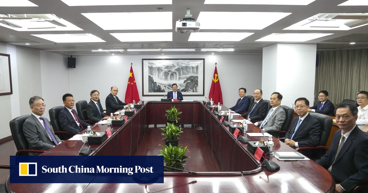 Beijing’s top office overseeing Hong Kong affairs holds first meeting ... Beijing’s top office overseeing Hong Kong affairs holds first meeting ...
