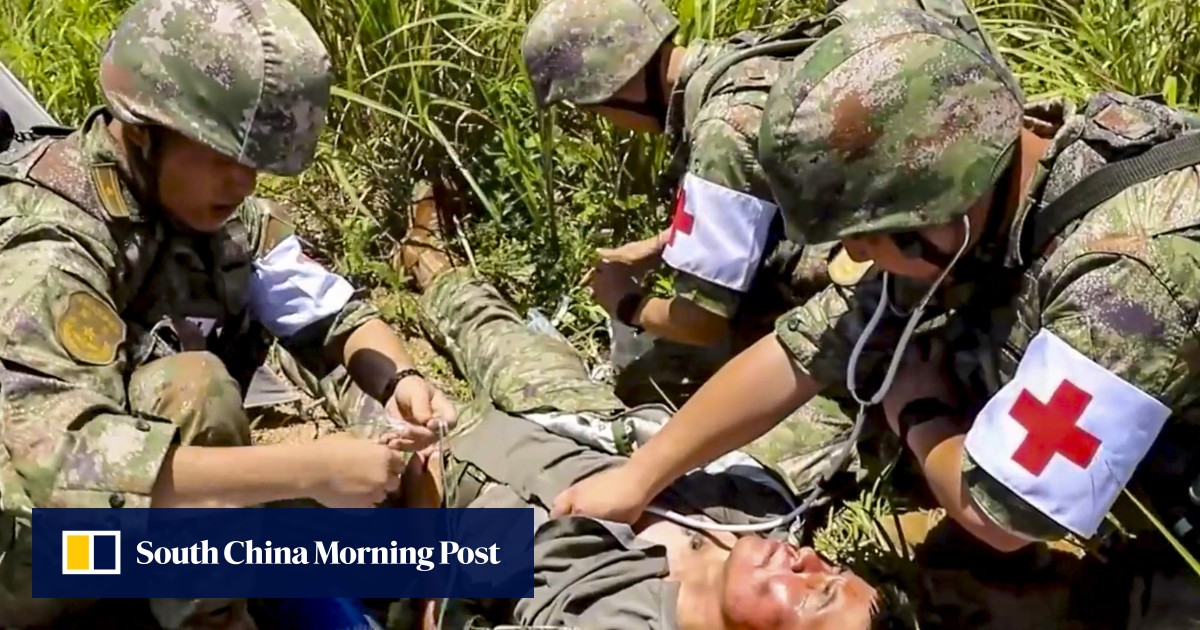 Chinese military tests evacuation skills to prepare for possible Taiwan ...