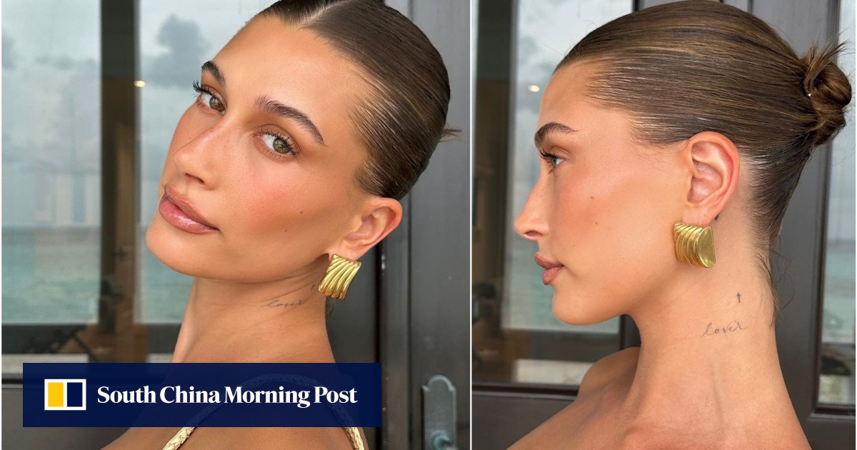 Hailey Bieber rocked the latte make-up trend – all over her body ...