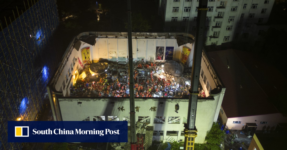 China school gym collapse: Qiqihar officials apologise for fatal foof ...