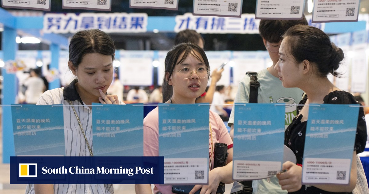 China jobs: Gen Z graduates turn to cleaning as Beijing looks to ...