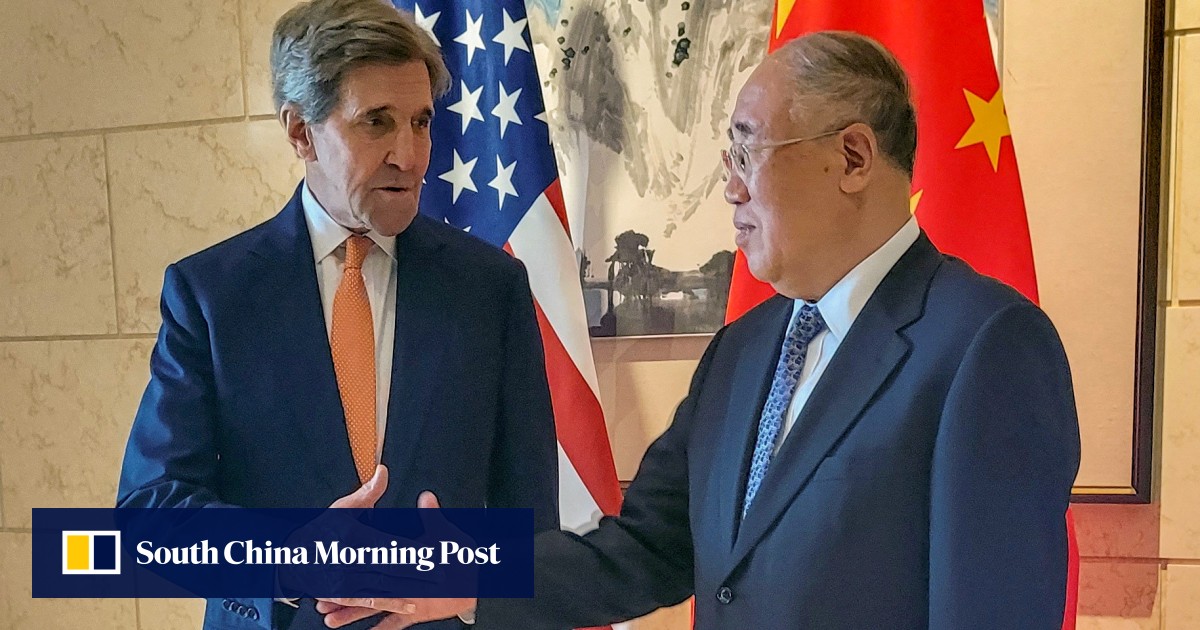 ‘Encouraging sign’: Chinese and US climate envoys renew talks in lead ...