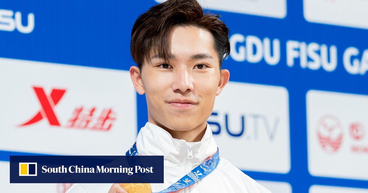 World University Games Hong Kong Pair Bag Gold And Silver On Opening