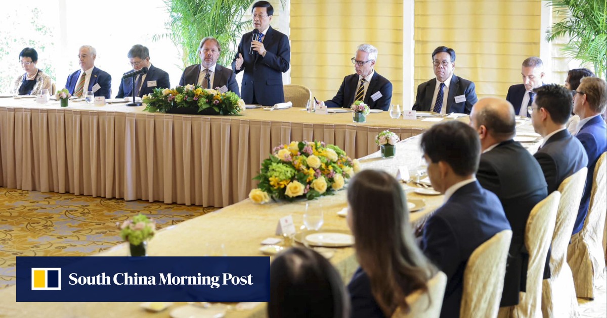 Hong Kong Leader Pitches City As ‘ideal Gateway To East At High