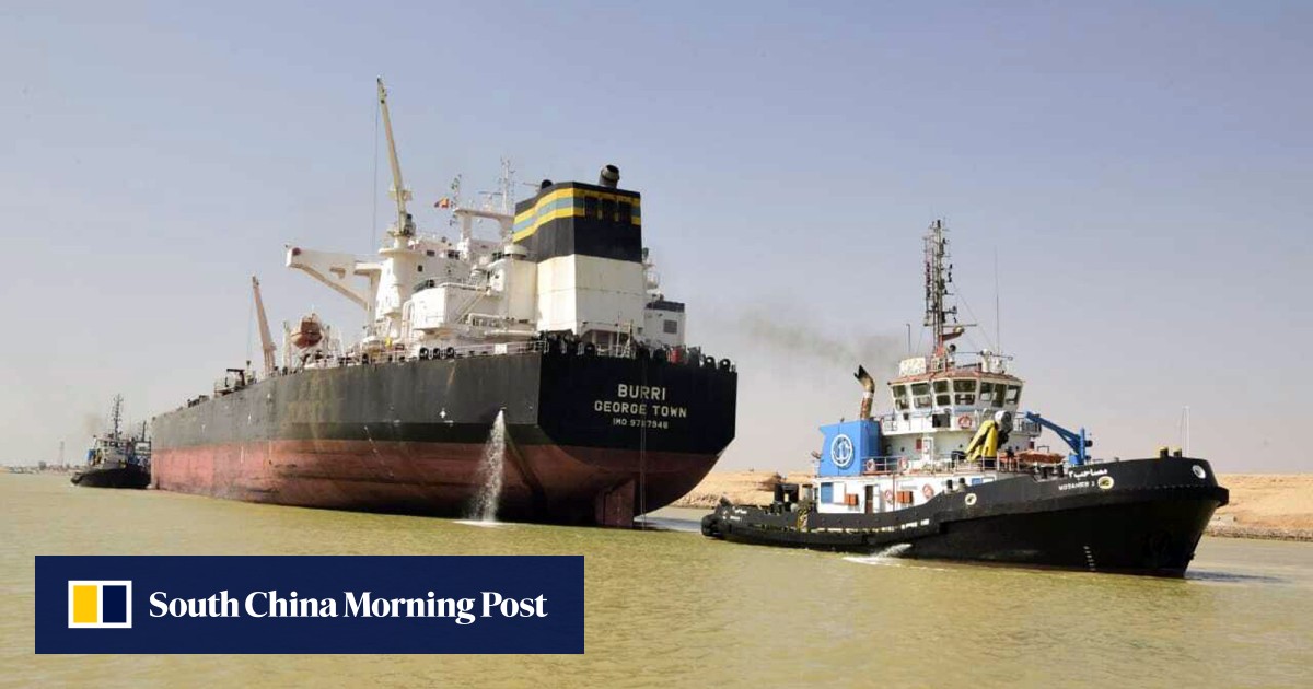 Suez Canal: Singapore-flagged vessel collides with tanker causing ...