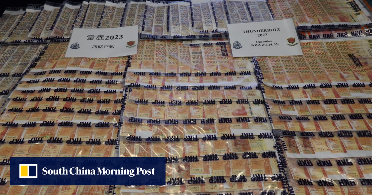 HK$12.6 million seized as Hong Kong police arrest alleged triad kingpin and more than 80 others ...