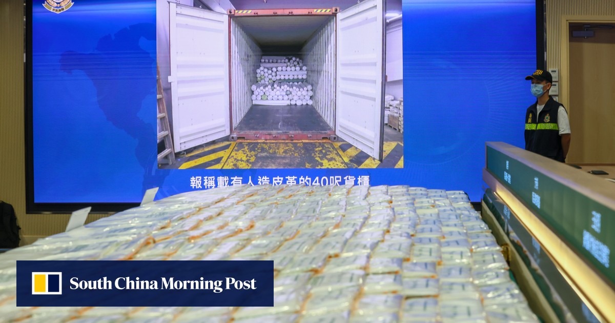 Hong Kong customs seizes crystal meth worth HK$170 million hidden in ...
