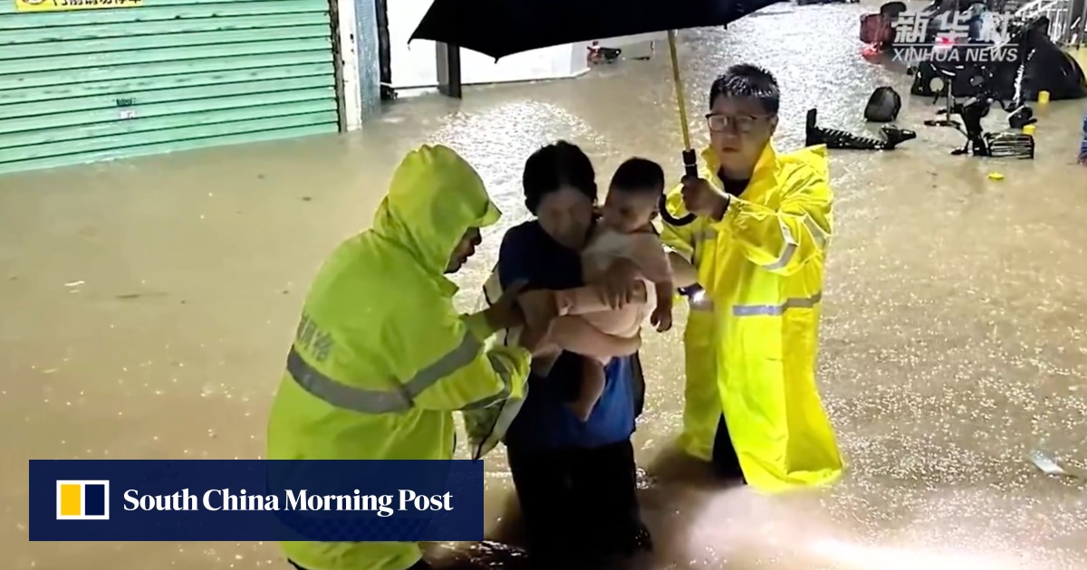 Shenzhen flooding: officials in China close schools and release reservoir water amid heavy rain ...